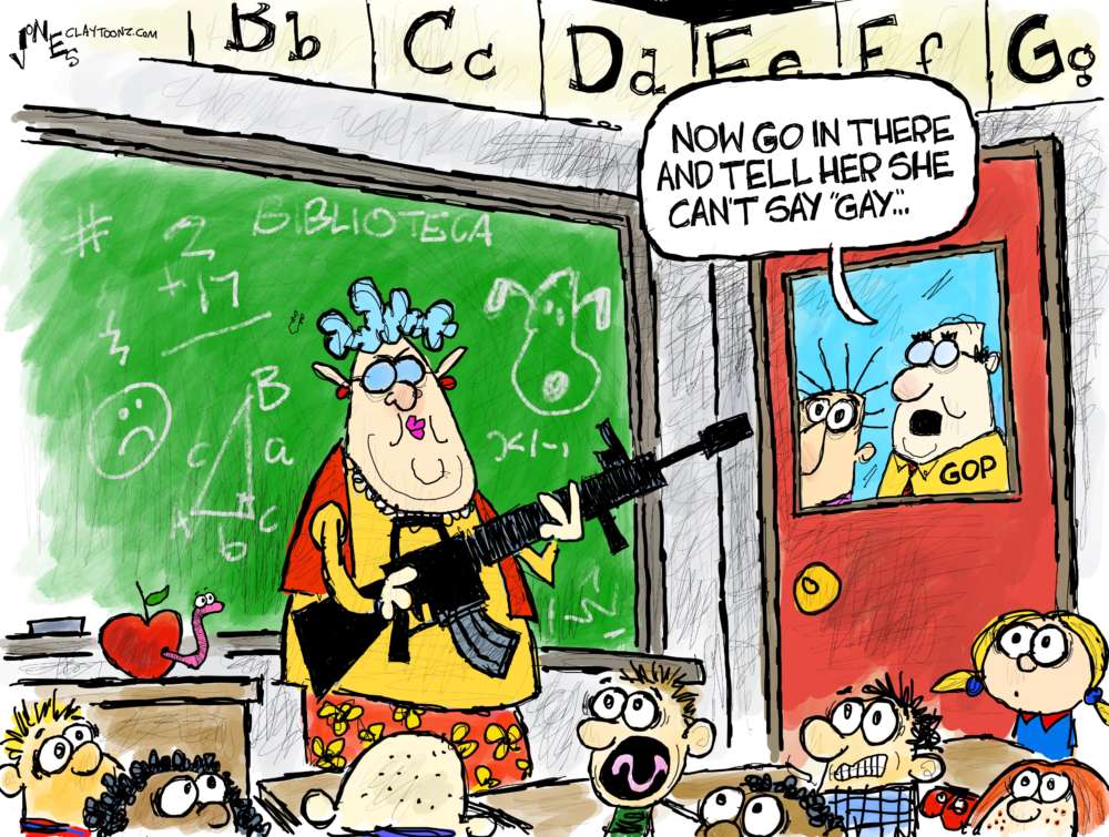 Cartoon: Teacher Guns