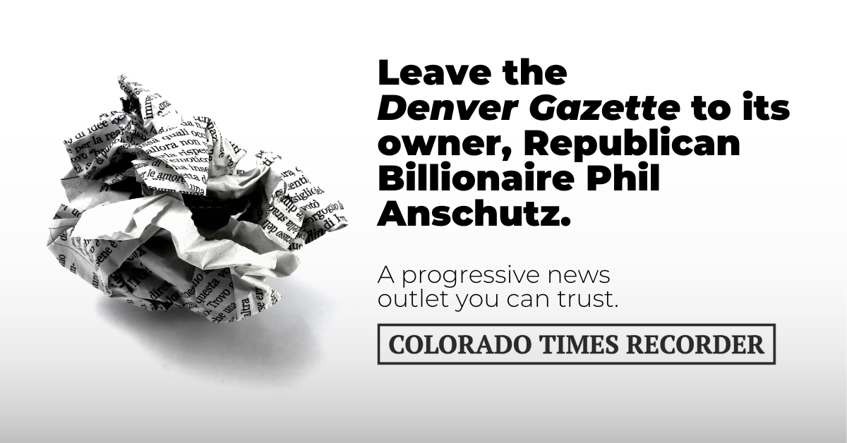 Colorado Times Recorder's Ads Punch Back at the Denver Gazette's Attack Ads