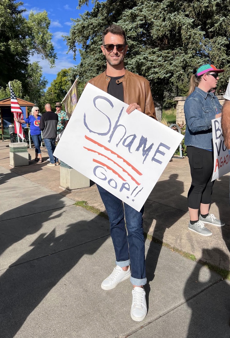 As Shutdown Looms, La Plata County Progressives Protest Boebert Despite ...