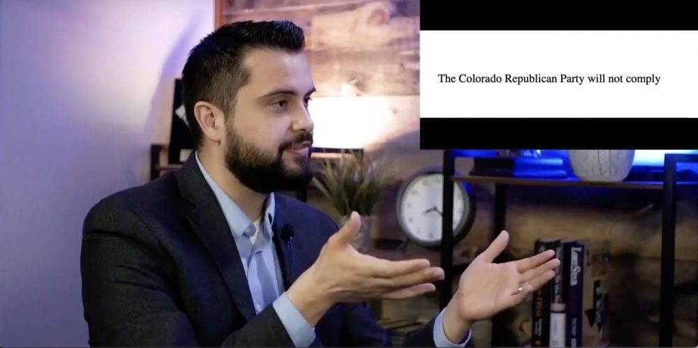 After Asking Judge to Join Lawsuit, CO GOP Says It Won't Comply if ...