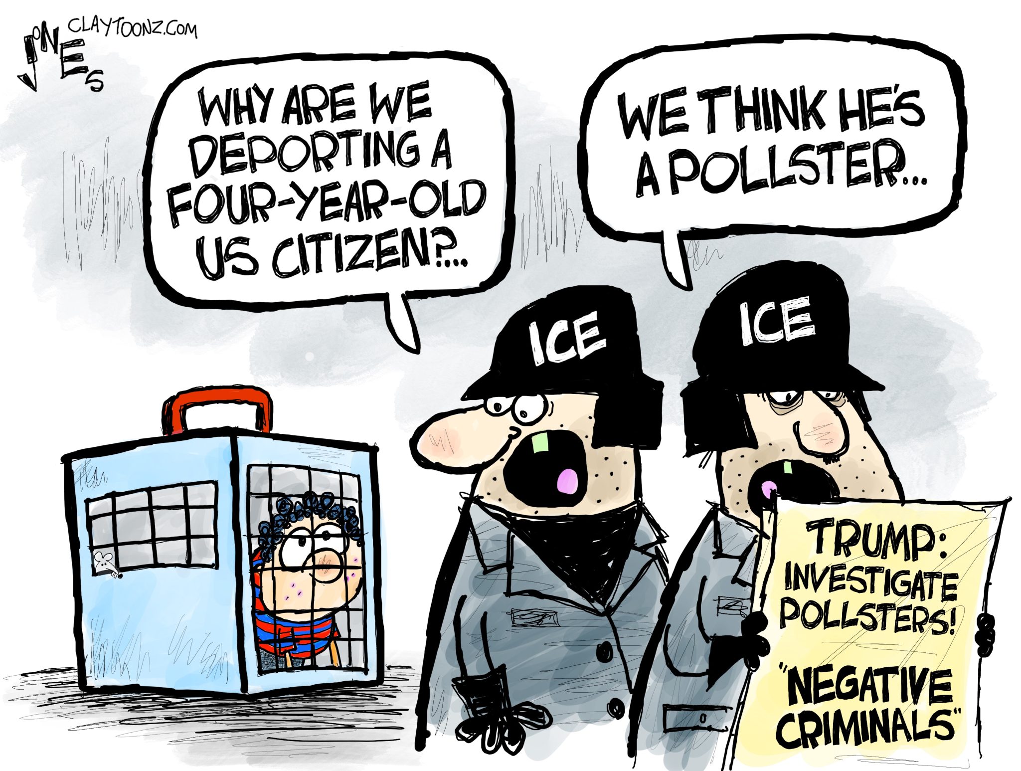 Cartoon: Negative Criminals
