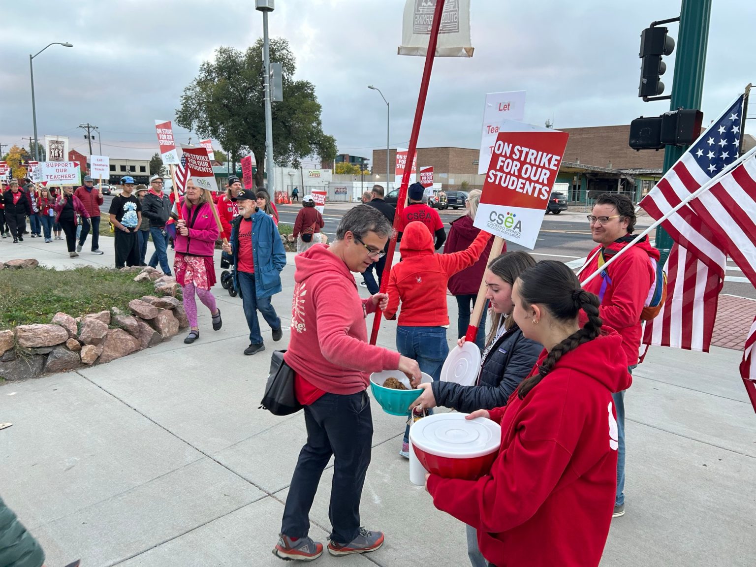 CO Springs Teachers Strike for First Time Since 1975