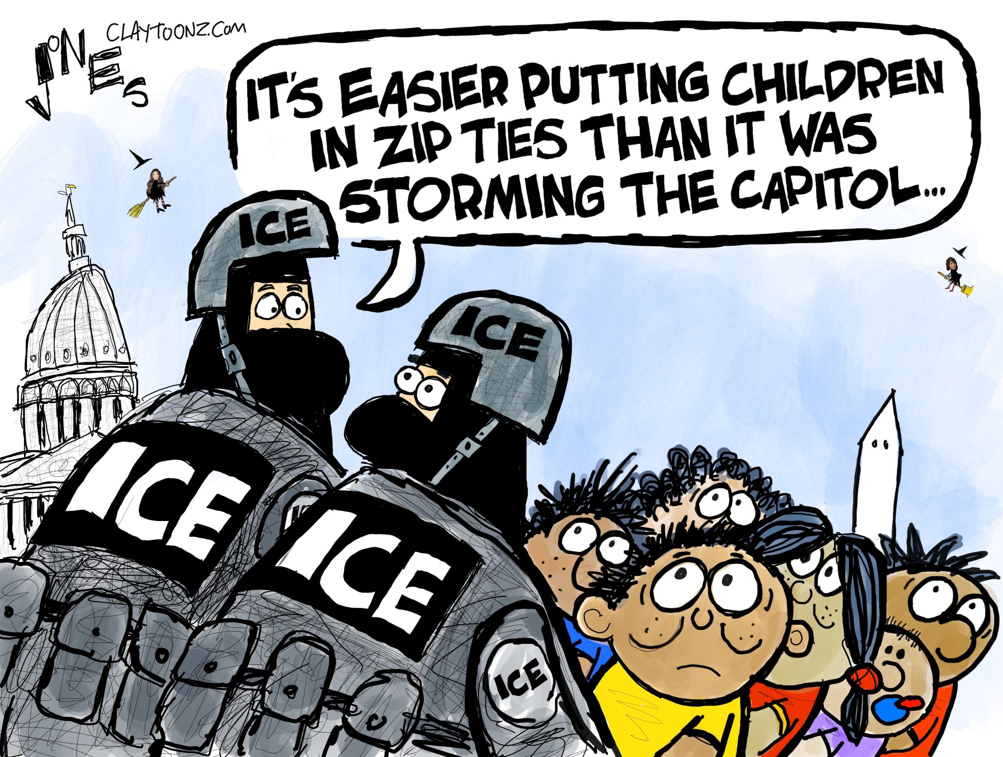 Cartoon: ICE ICE Terrorists