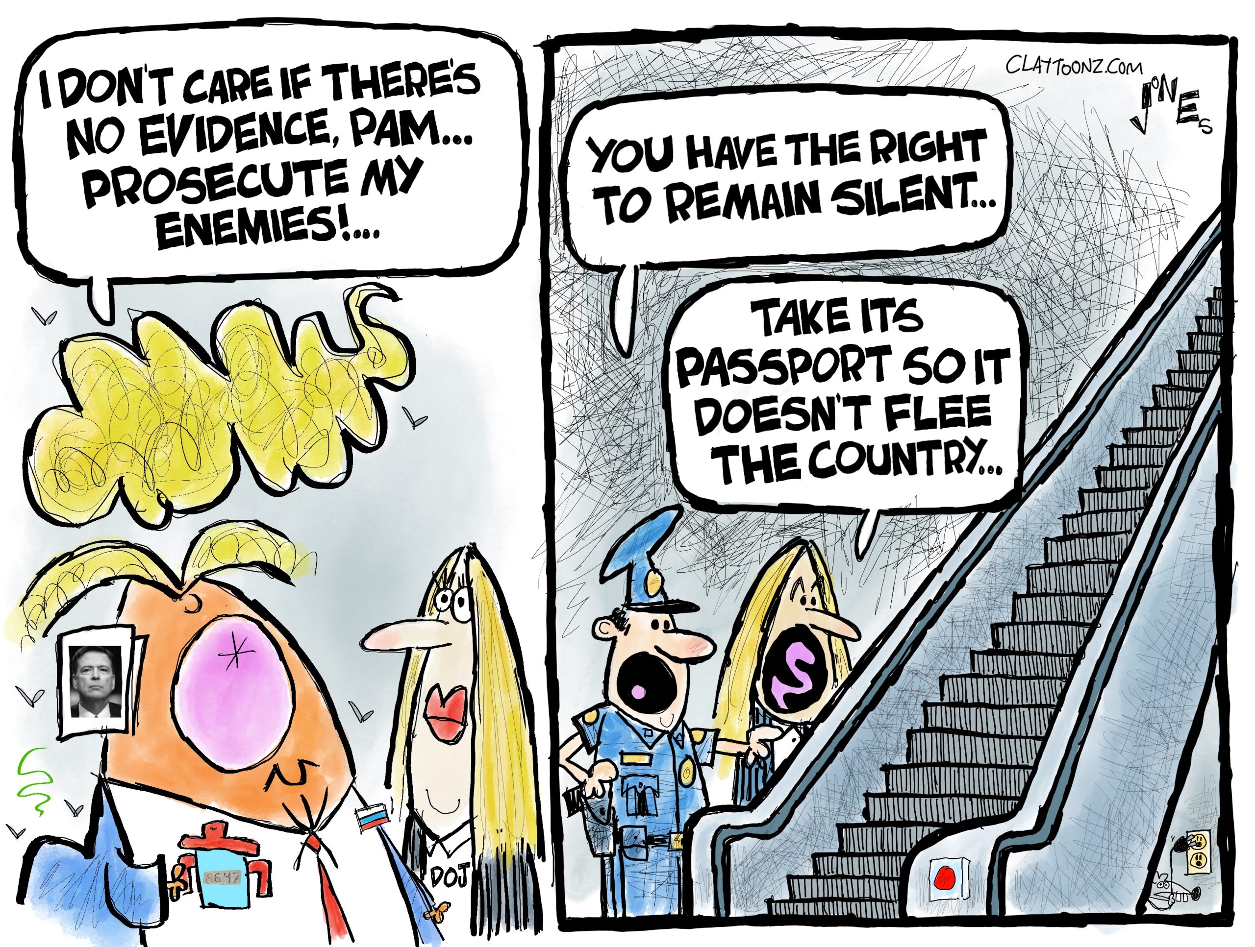 Cartoon: Weaponized Justice Escalated