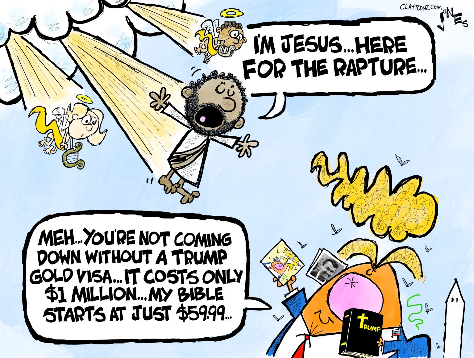 Cartoon: Trump Rapture