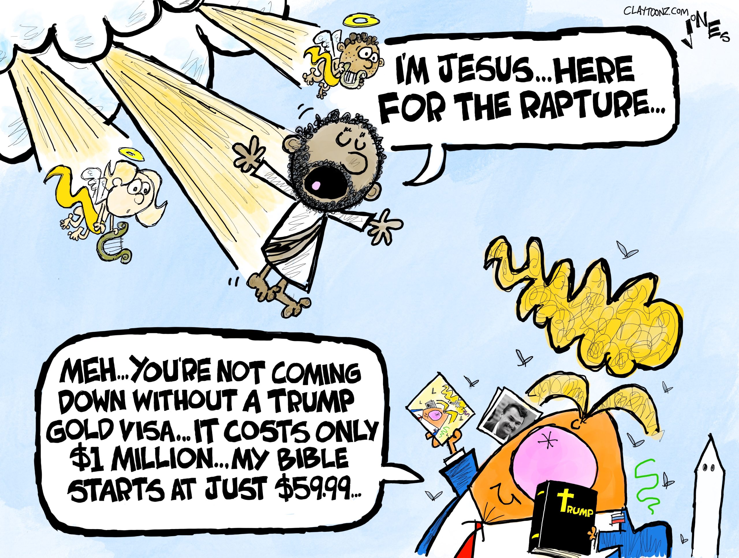 Cartoon: Trump Rapture