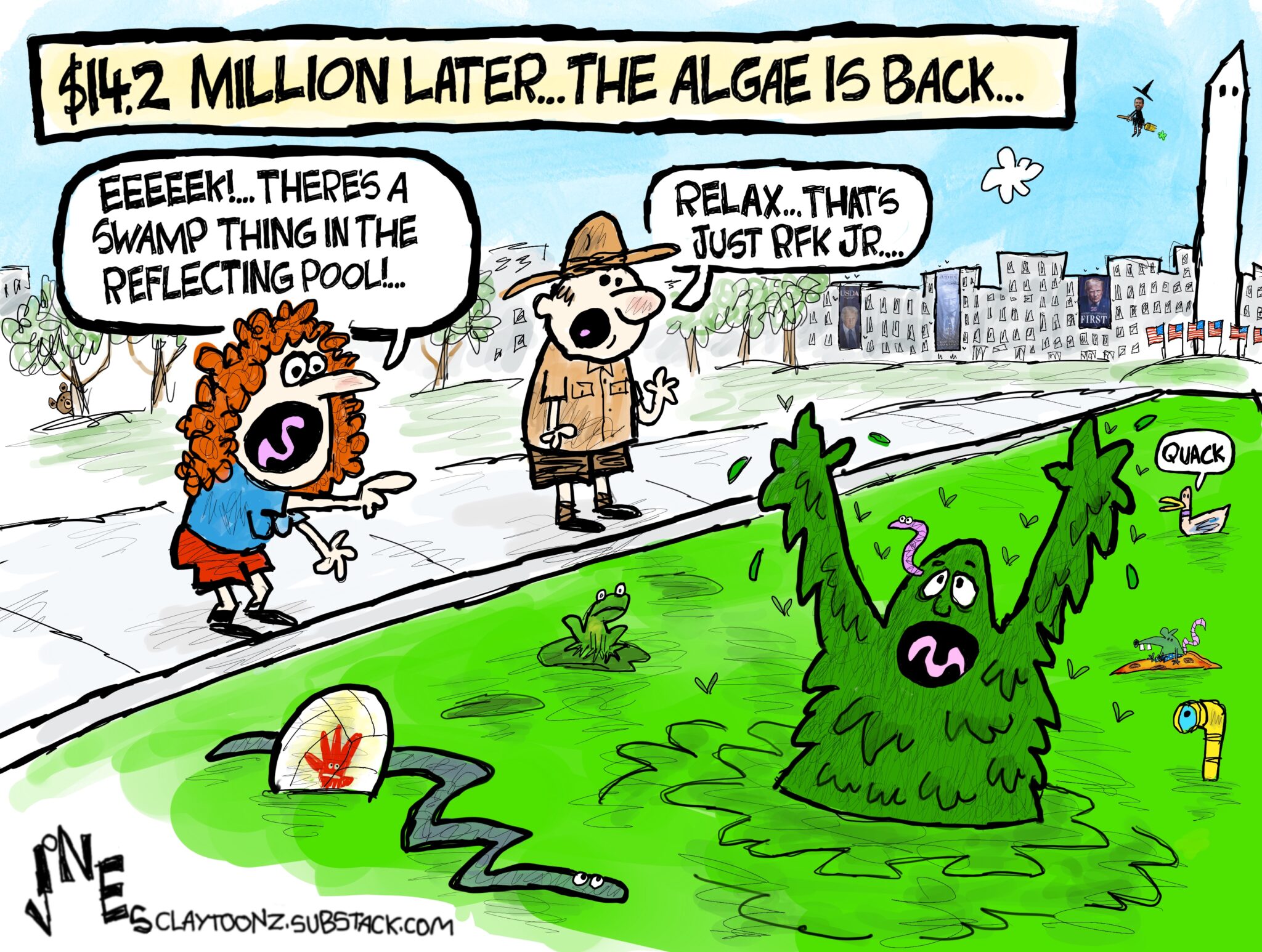 Cartoon: Drain the Swamp Things
